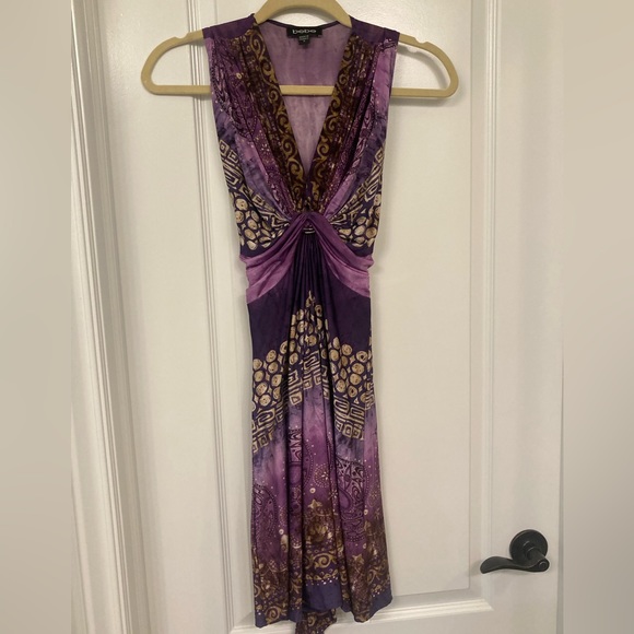 bebe | Dresses | Comfy Purple Bebe Dress | Poshmark